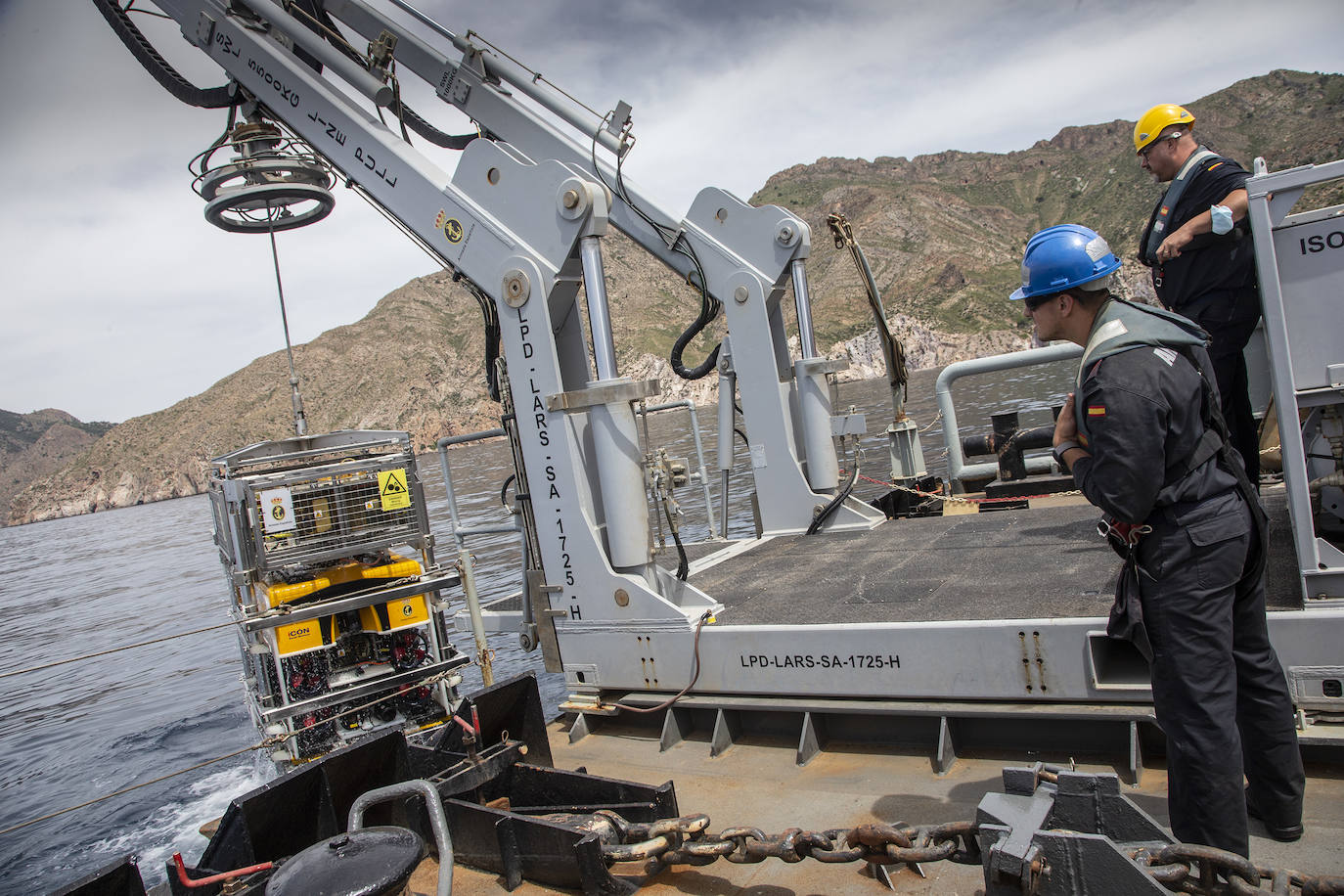 Fotos: Demostración del vehículo Rov Leopard a bordo del buque Neptuno ...