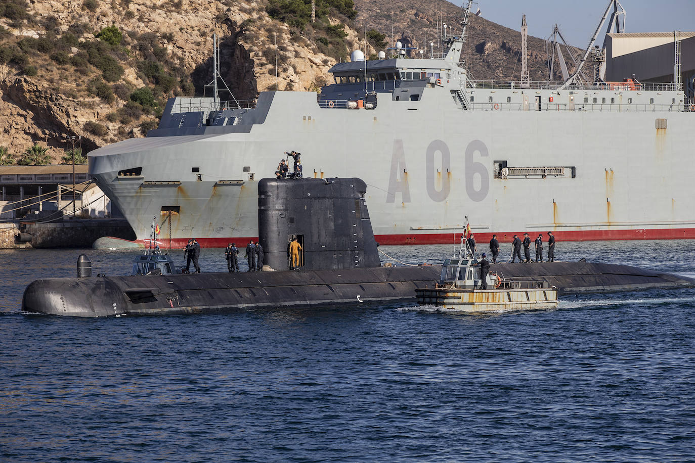 SUBMARINOS ---: El 'Galerna' vuelve a navegar más de cuatro años despuésGa