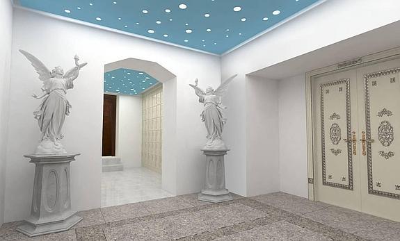 El Paso Azul recupera una cripta funeraria bajo el altar de la Dolorosa ...